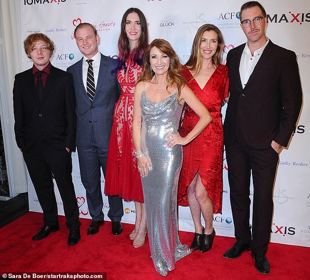 Bond girl Jane Seymour, 75, takes very rare photo with her children