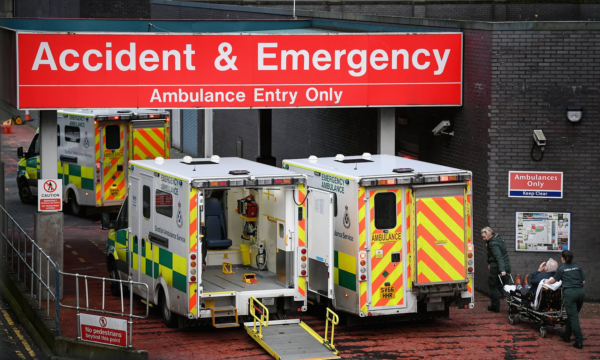Ambulances waited equivalent of more than 157 years to drop off ...