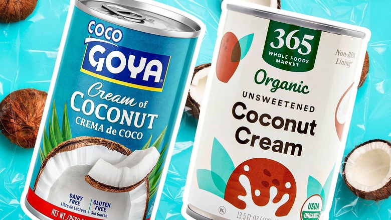 The difference between cream of coconut and coconut cream