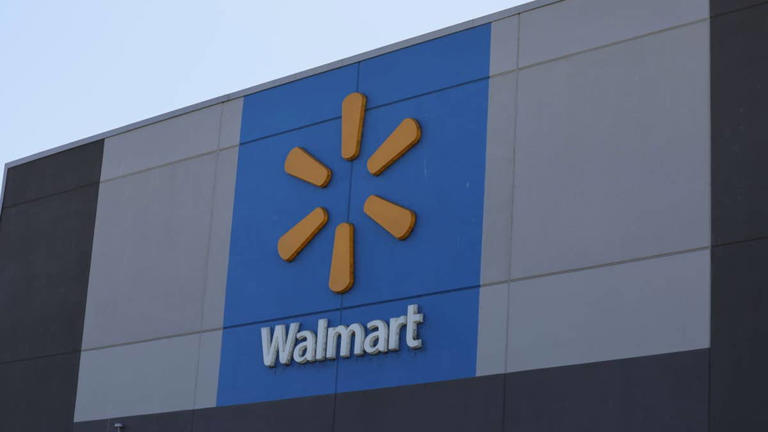 Walmart is selling a $160 lockable wooden outdoor storage shed with a ...