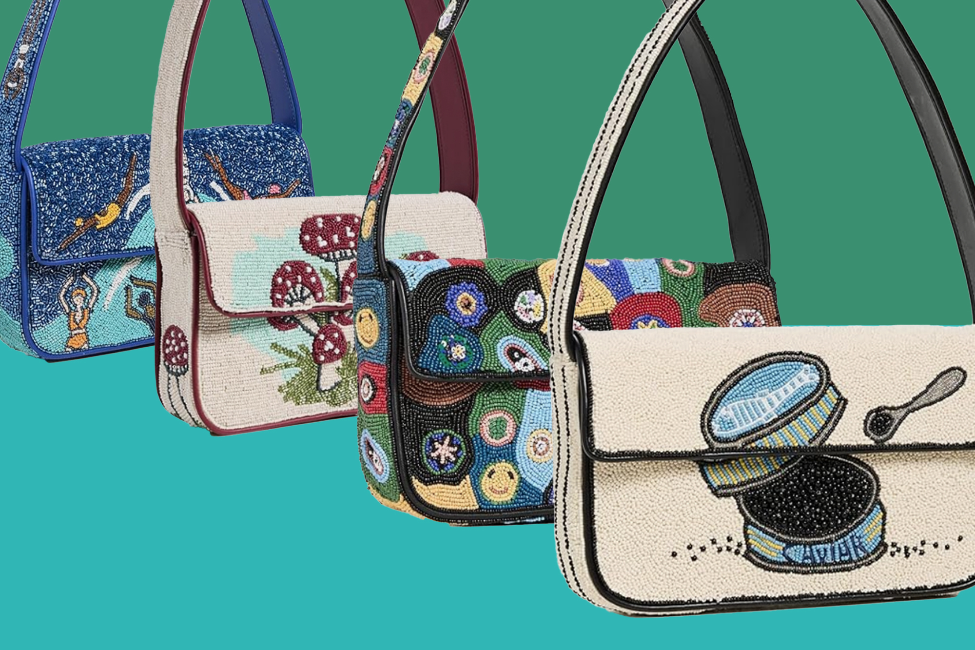 Bye, boring luxury: The new Gen Z status symbol is a $250 beaded Staud bag