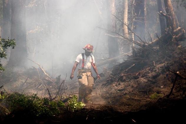 Wildfires rage across the Southeast as drought fuels explosive fire season
