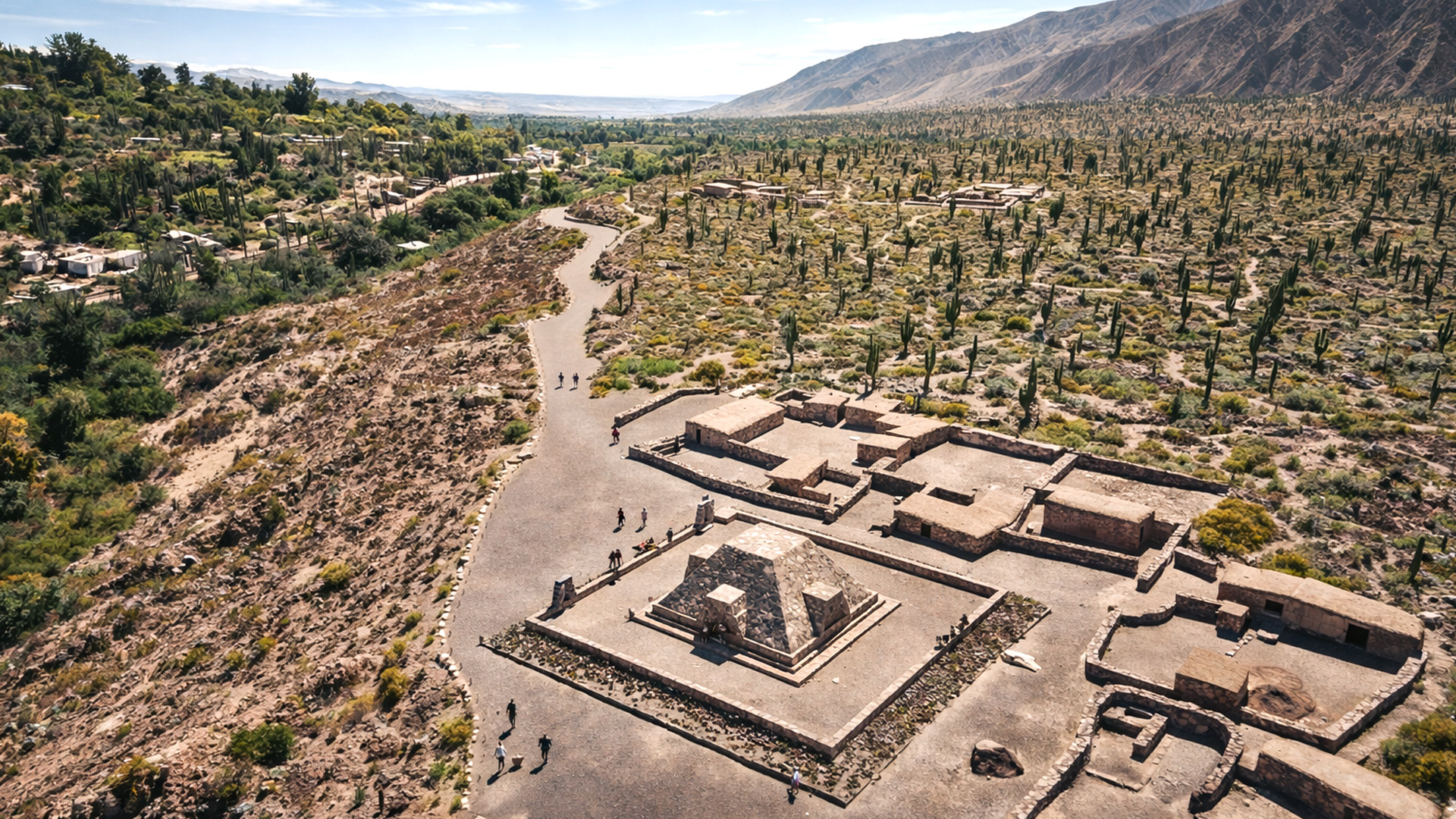Ancient ruins hidden deep in the Argentine desert
