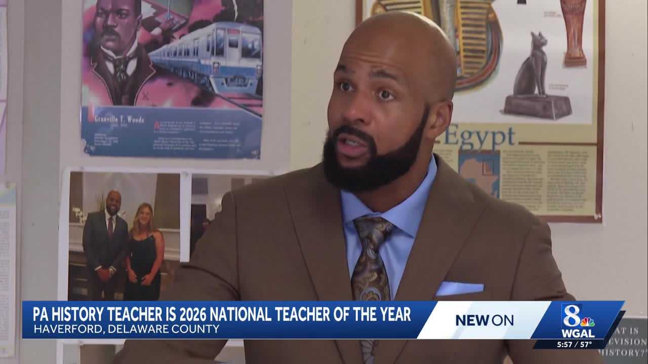 Leon Smith, a history teacher in Delaware County honored as the 2026 ...