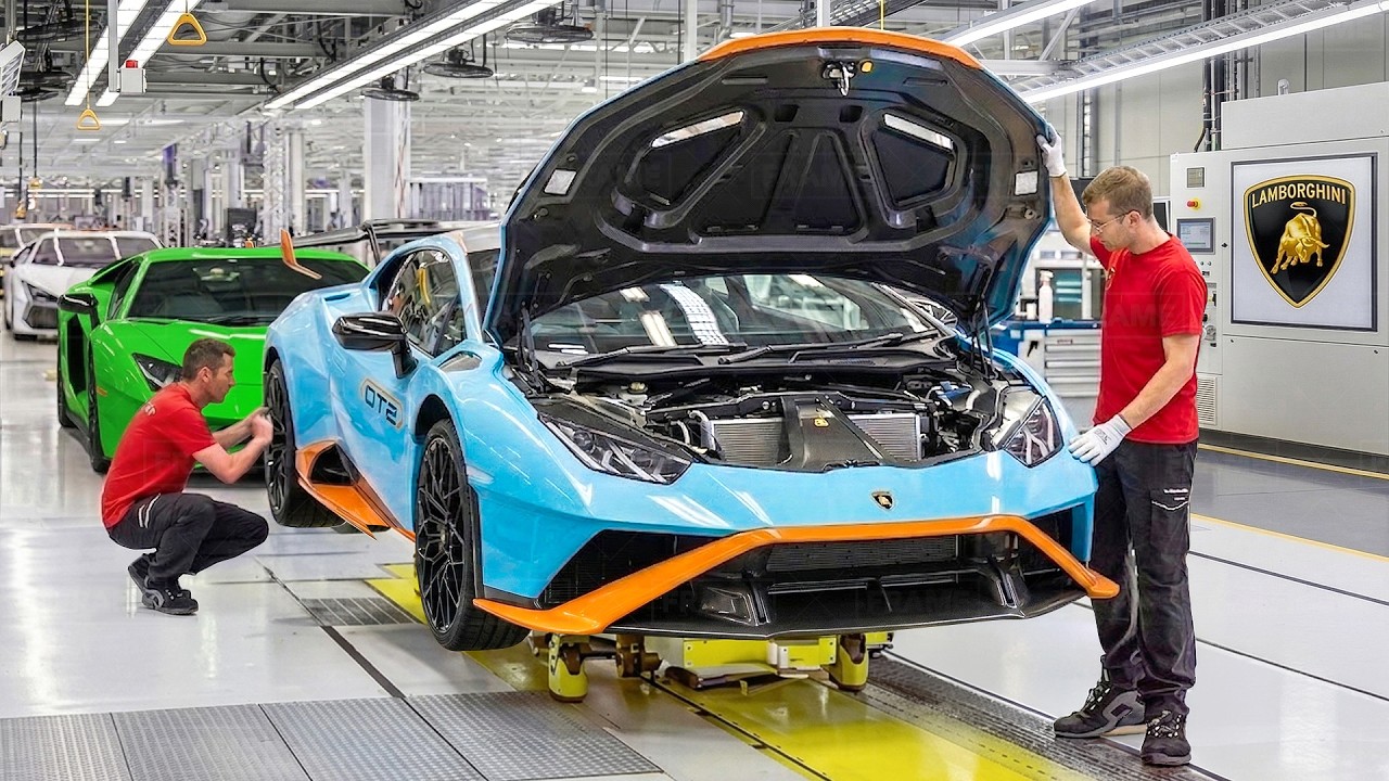 Inside Lamborghini’s super advanced factory in Italy