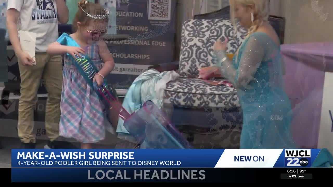 Pooler 4-year-old surprised with Disney trip thanks to Make-A-Wish Georgia