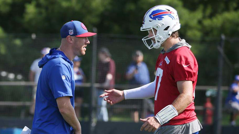 Bills' Josh Allen declares Joe Brady 'good change' after Buffalo fired ...