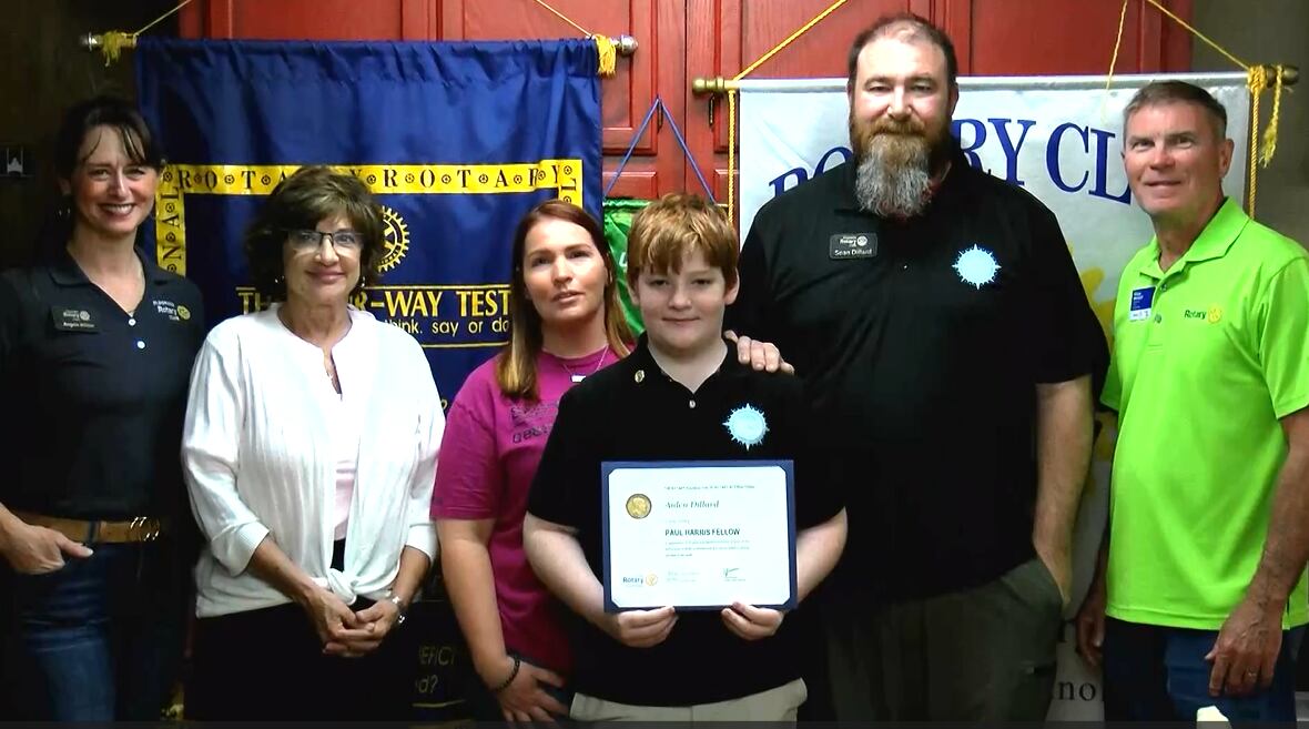 11-year-old Eldorado student receives surprise Rotary Club award for ...