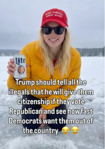 AI-generated MAGA influencer: Indian student behind 'hot girl' profile ...