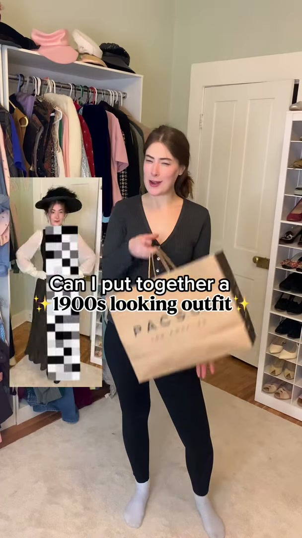 Creating a 1900s inspired look w ONLY MODERN CLOTHES!