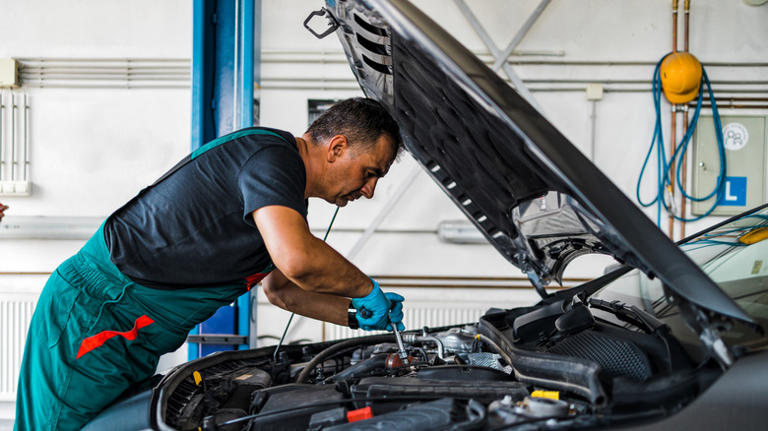 Why do people fill engine blocks with epoxy?