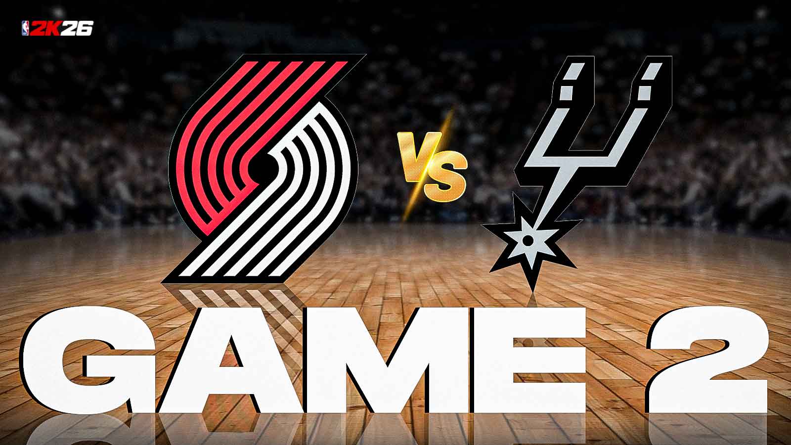 Trail Blazers vs. Spurs game 2 results according to NBA 2K26