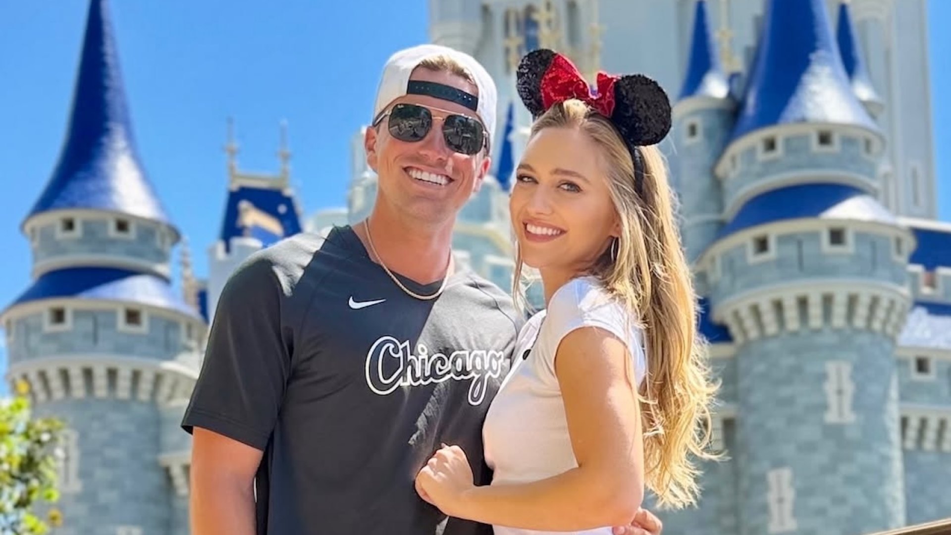 Maggie Sajak and Jackson Olson debut romance with Disney post