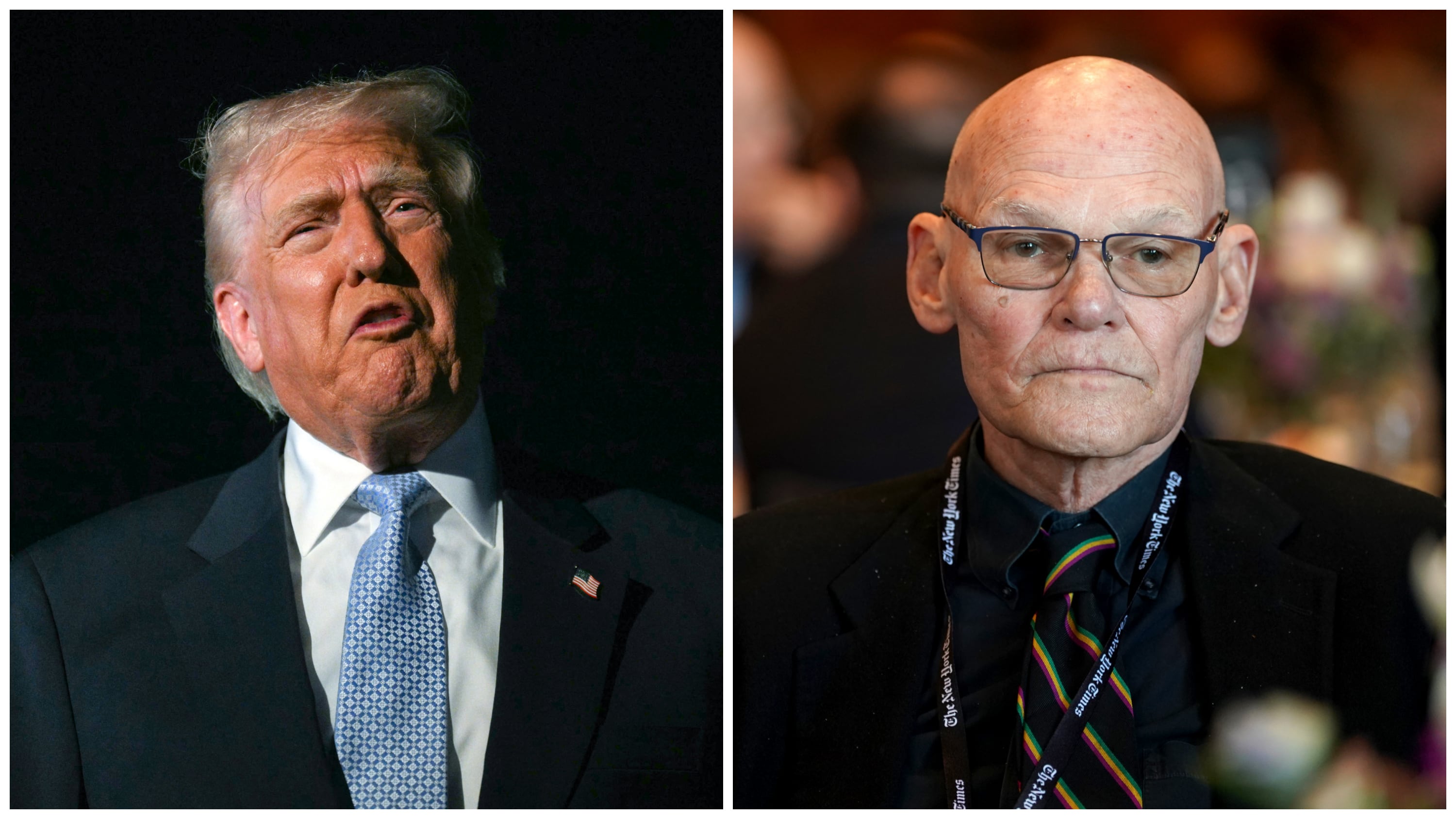 Trump, 79, explodes at James Carville, 81, in wild 340-word tirade