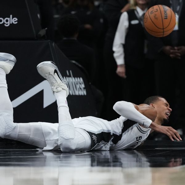 Spurs' Victor Wembanyama in concussion protocol after fall