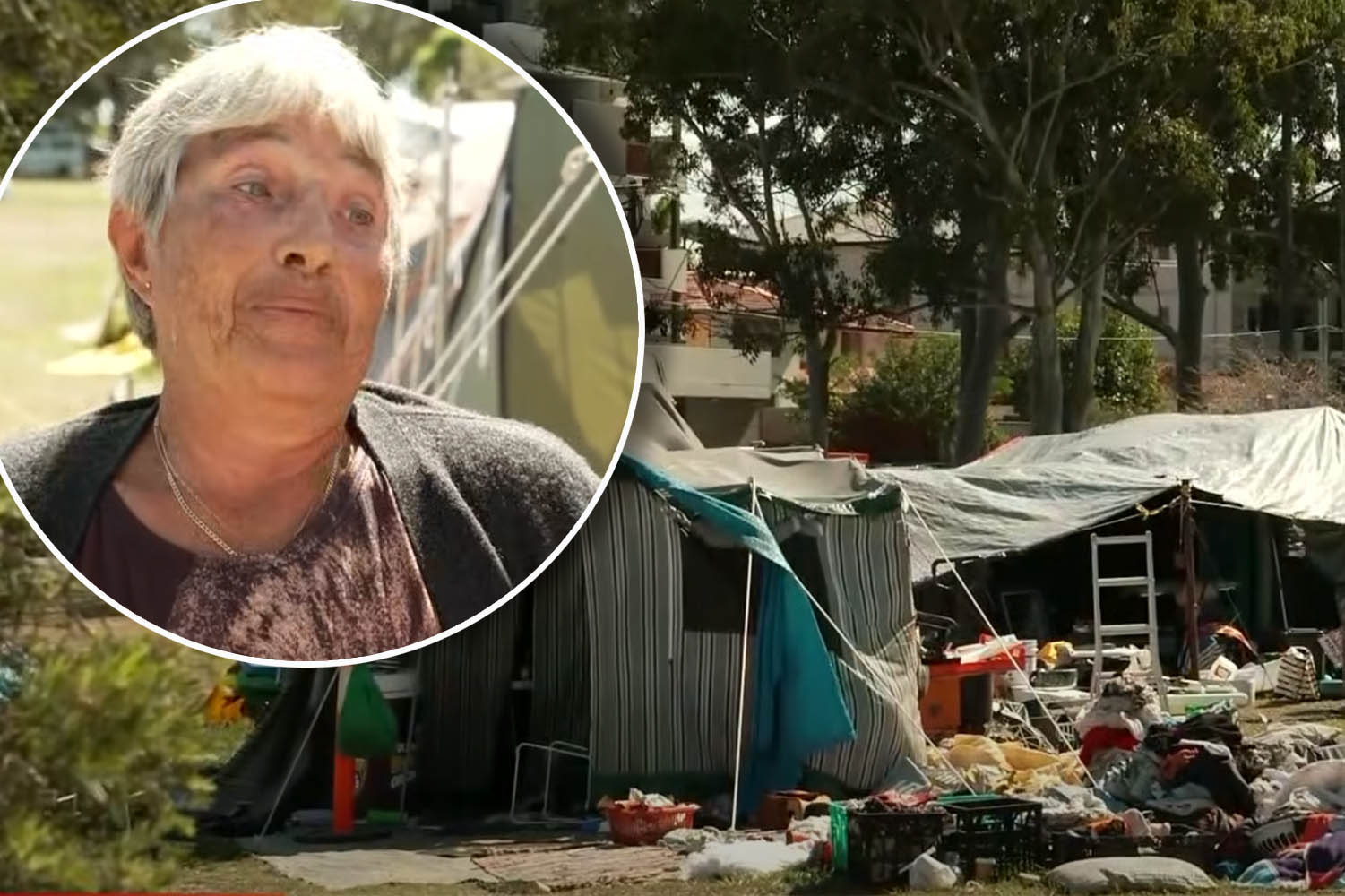 Families in 'terrifying' reality as campsite in suburban park exposes ...