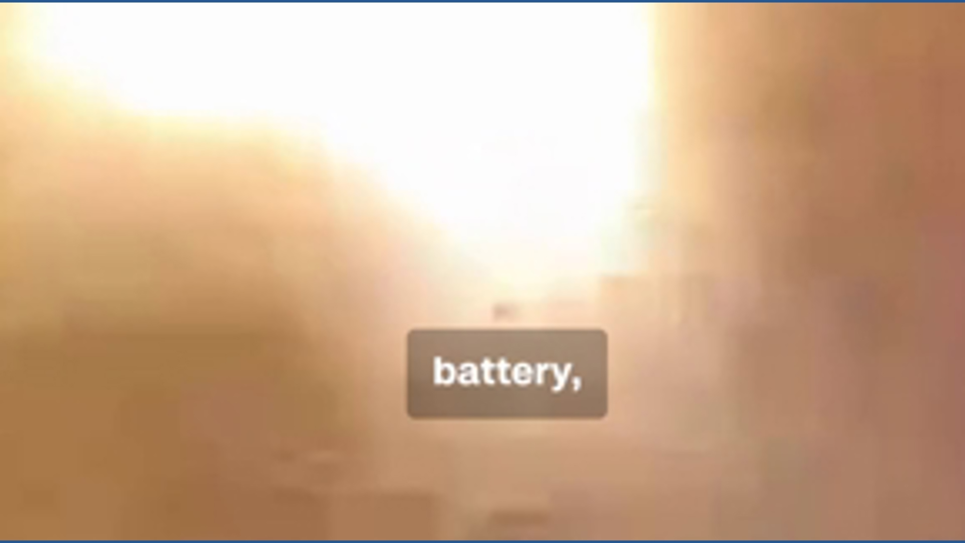 Caught on camera: Electric wheelchair battery explodes
