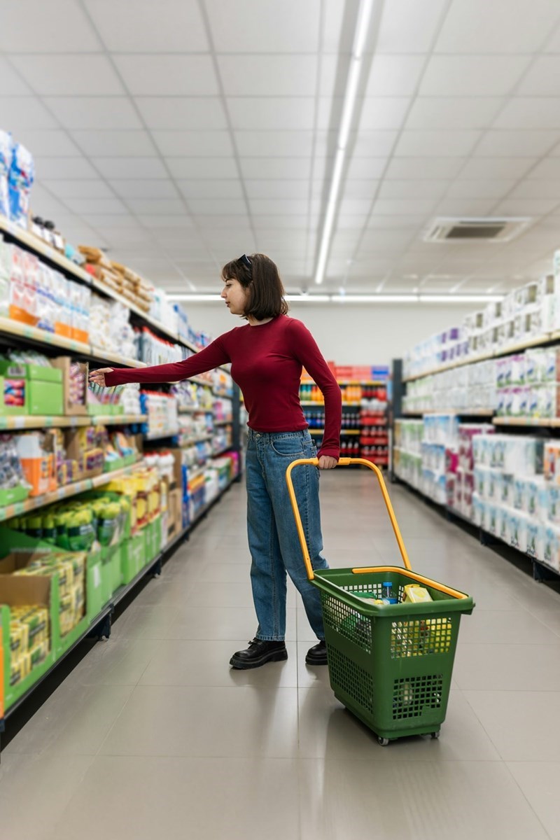 Guy takes old man's shopping cart and launches it to the other side of ...