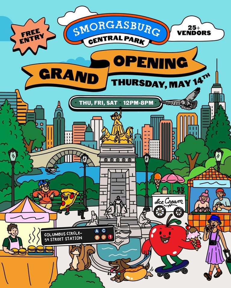 Smorgasburg Central Park grand opening, NYC