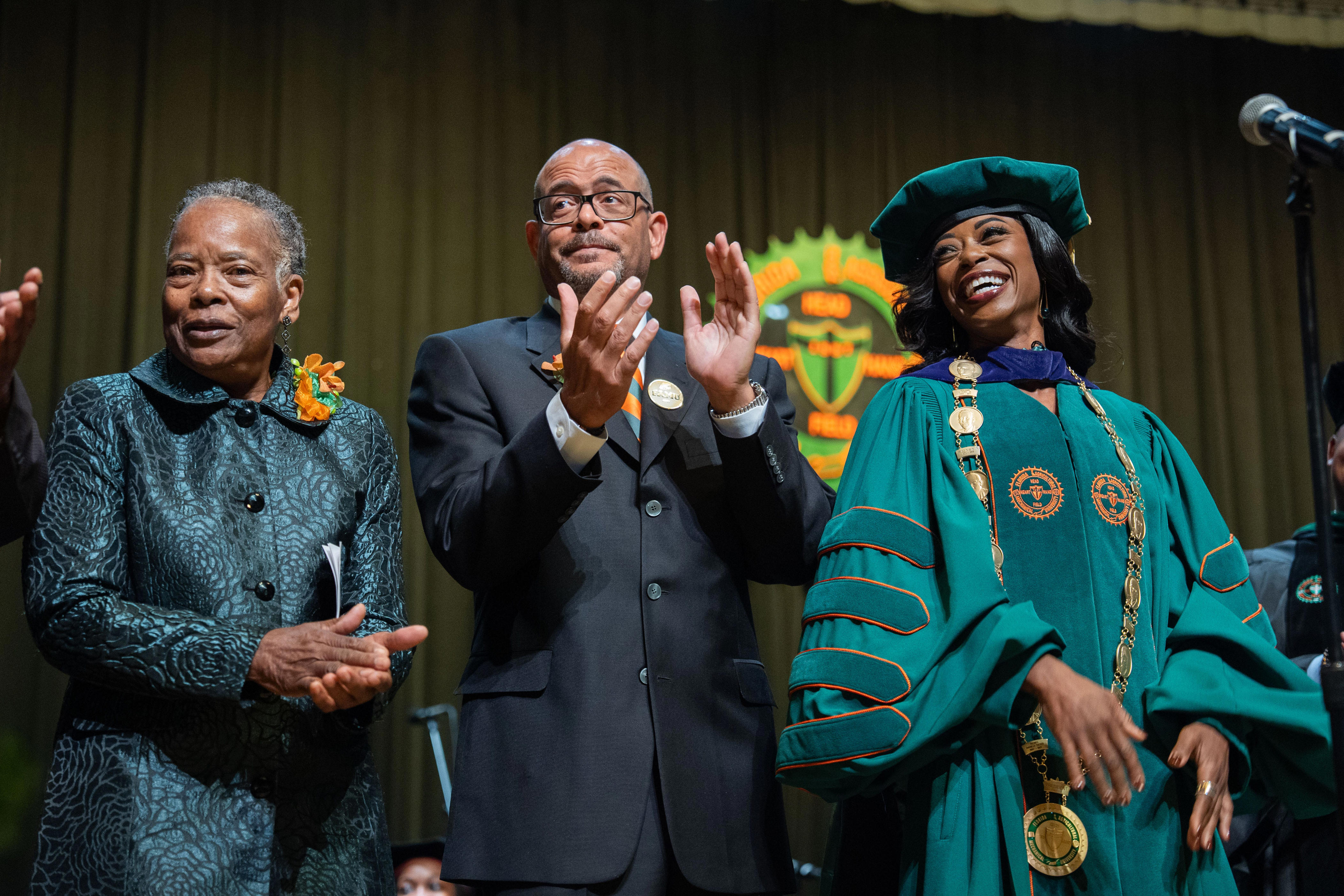 FAMU president promises to 'lead with integrity' at formal investiture