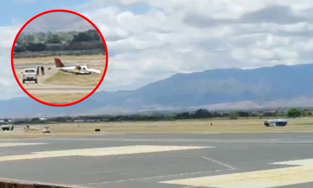 Avioneta aterriza de emergencia en Aeropuerto Internacional de Oaxaca ...