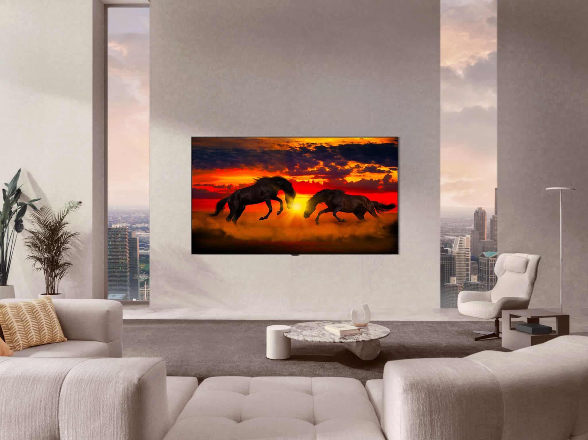 LG debuts a 9mm-thin TV that practically floats
