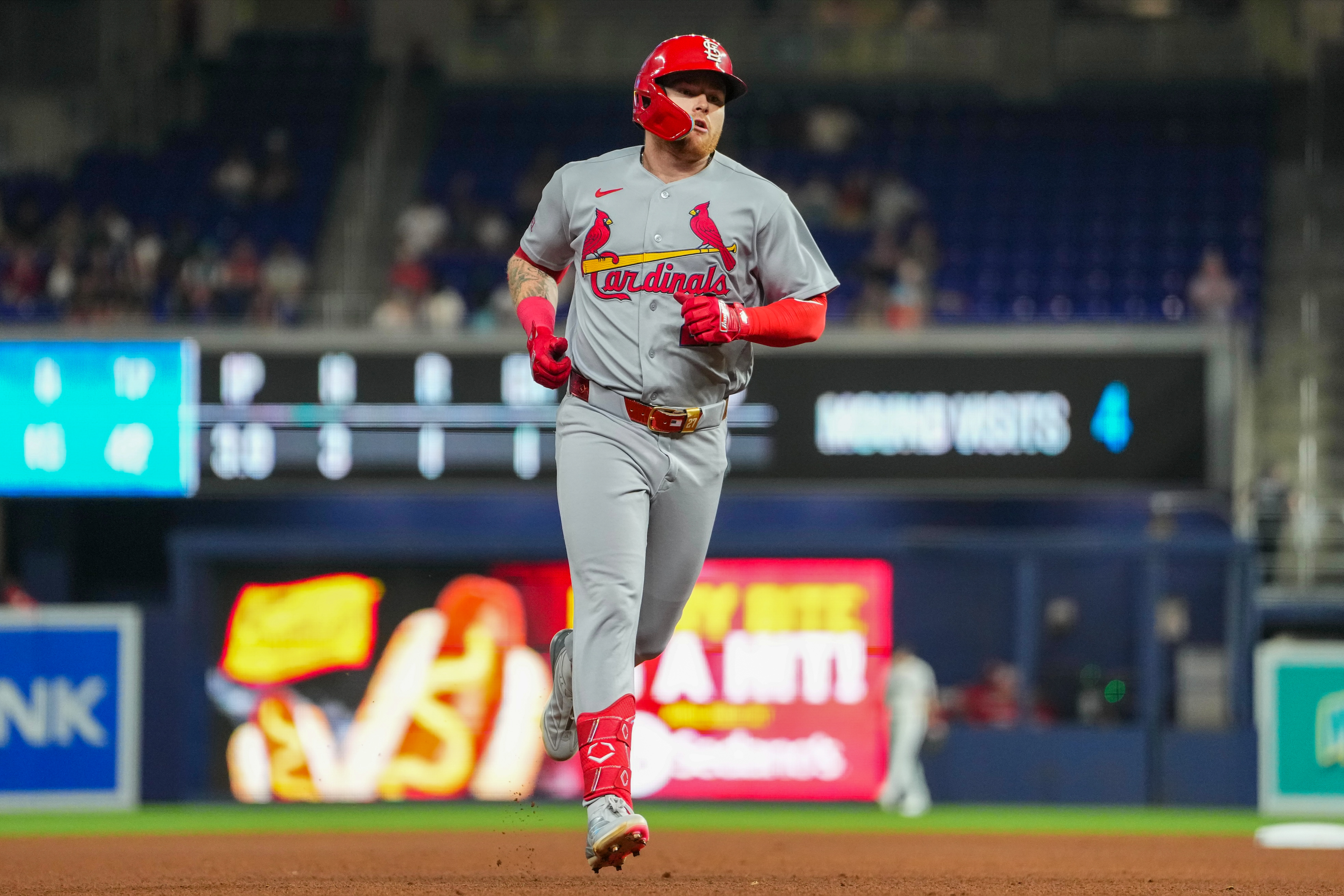 Nathan Church’s big blast leads St. Louis Cardinals over Marlins 5-3