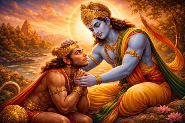Why Hanuman chose this powerful goddess