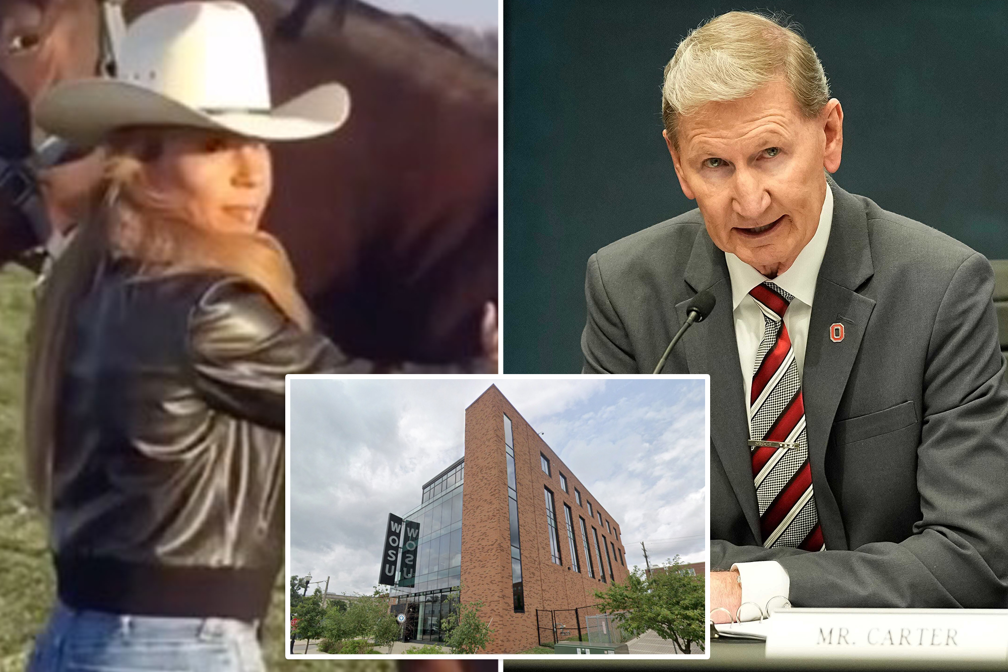 Ex-Ohio State president Ted Carter’s girlfriend would sneak through ...