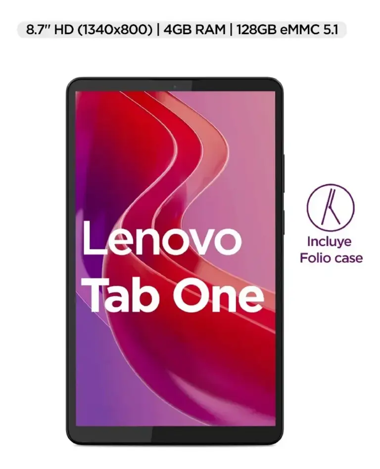Tablet Lenovo Tab One hasta 25% de descuento y 6 MSI con 128GB de ...