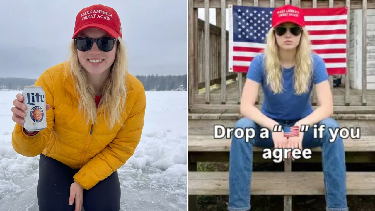 AI-generated MAGA influencer: Indian student behind 'hot girl' profile ...