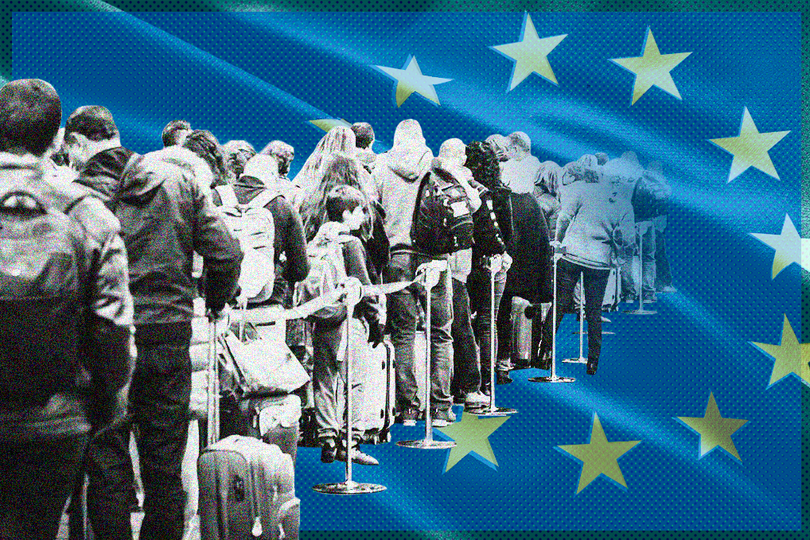 Missed flights, long queues and blame over Brexit: Europe’s new border ...
