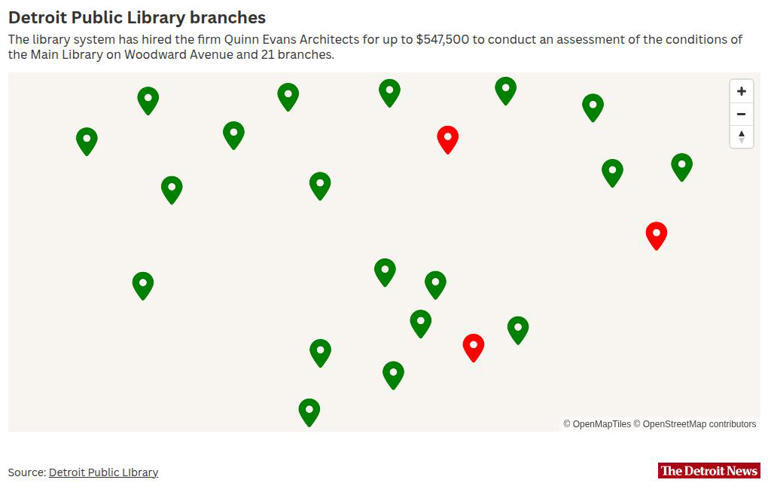 Detroit Public Library seeks true cost to fix deteriorating libraries
