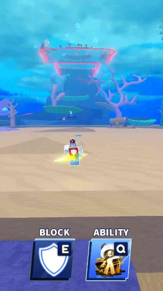 New tester sword in Blade Ball Roblox gameplay