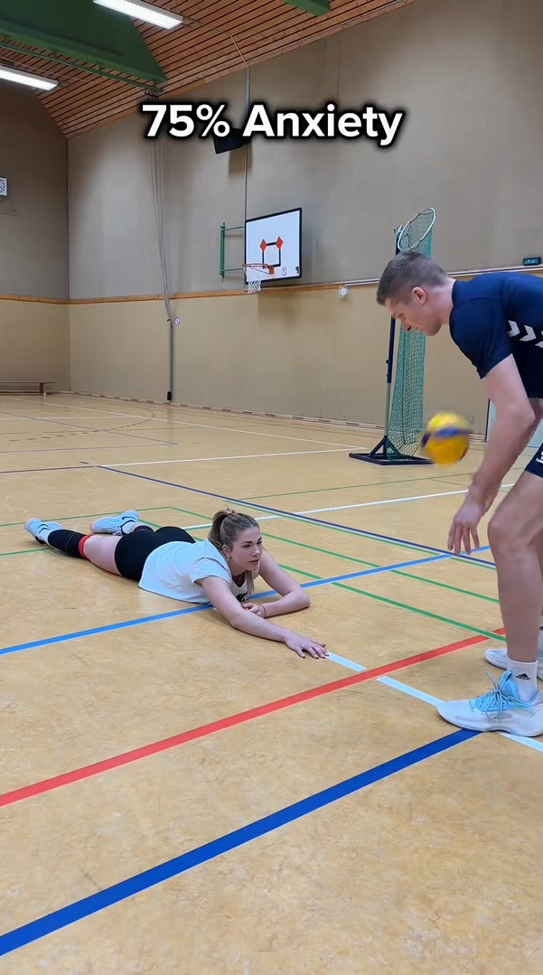 Level of anxiety in volleyball