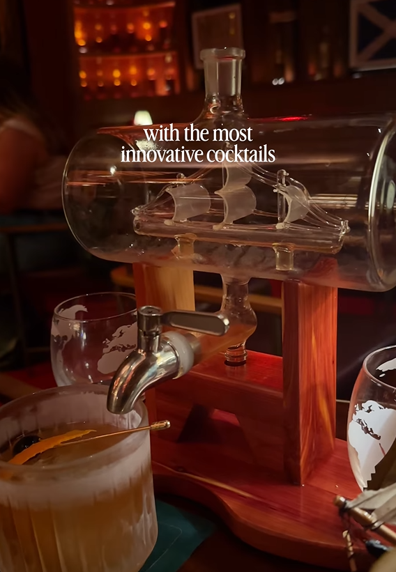 Creative cocktail drinks with innovative mixology concepts