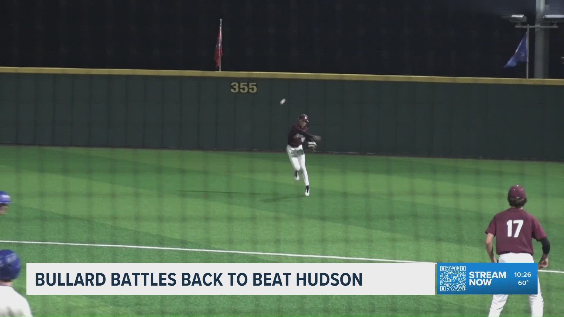 Bullard baseball rallies past Hudson to secure comeback win
