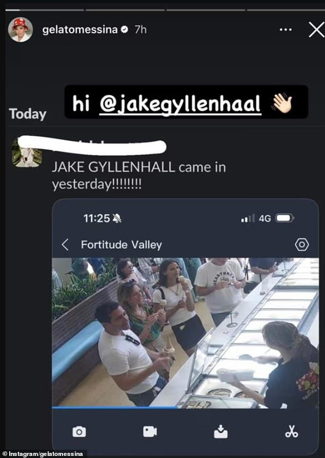 Hollywood superstar Jake Gyllenhaal raises eyebrows with bizarre gelato ...