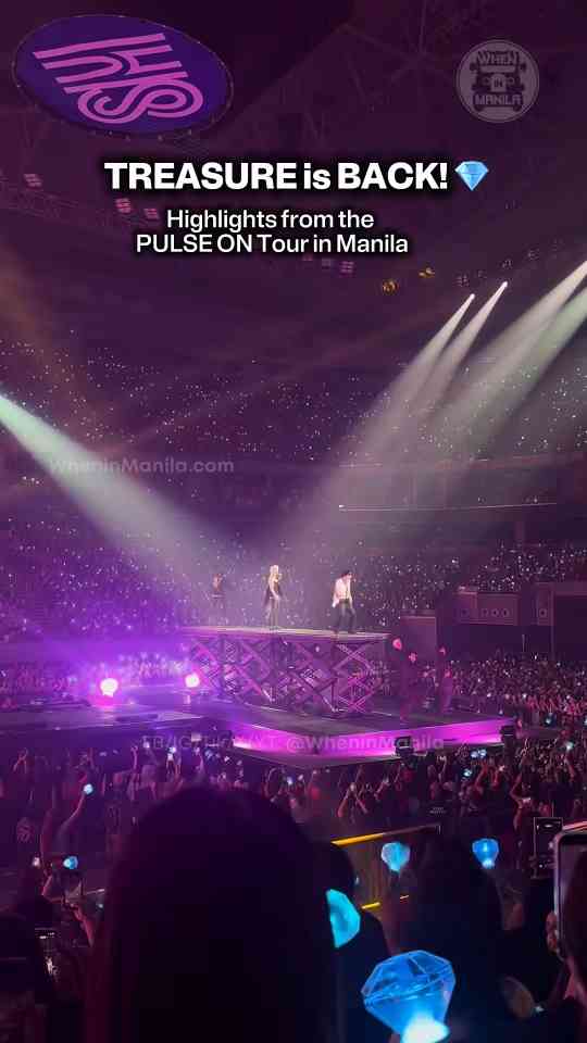 TREASURE Returns to Manila Pulse On Tour Blue Diamonds Fan Energy