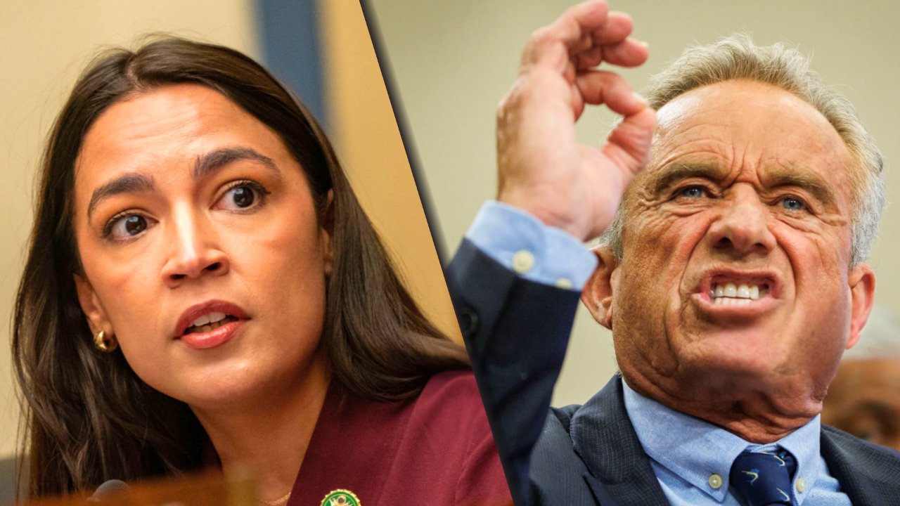 Breaking: AOC confronts RFK Jr. over $13 billion Medicare payout to ...
