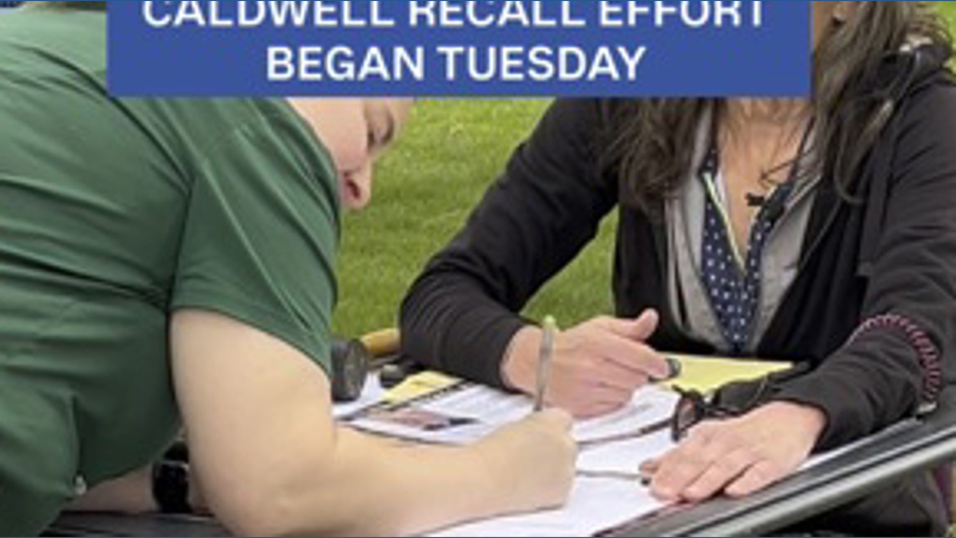 Caldwell recall effort starts collecting signatures