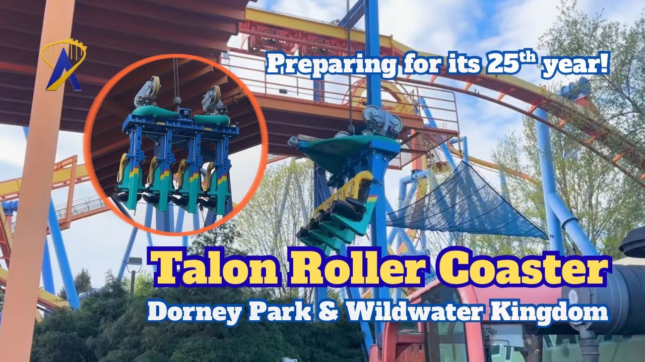 Talon roller coaster returns to the track at Dorney Park!
