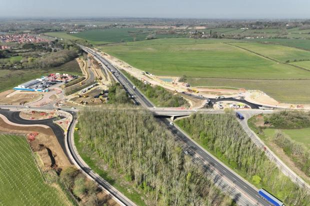 A34 slip road to close overnight for latest works to build new junction