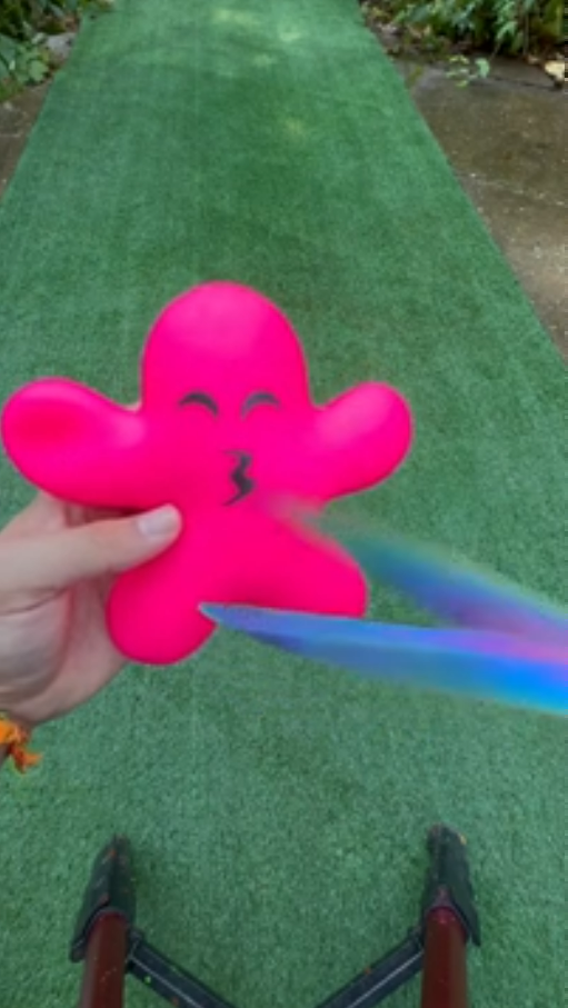 Giant Splat-Man Floods My Garden Funny Backyard Chaos