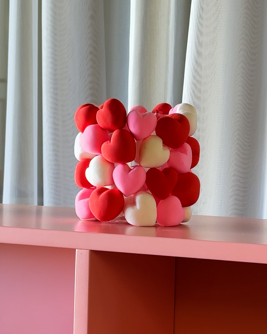 Creando una pieza de decoración en forma de corazón ️