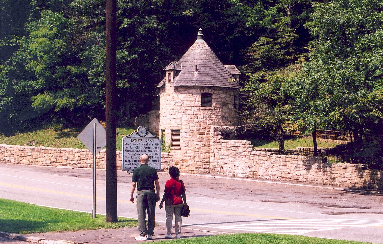 West Virginia has a cliff 750 feet above one of the oldest rivers in ...