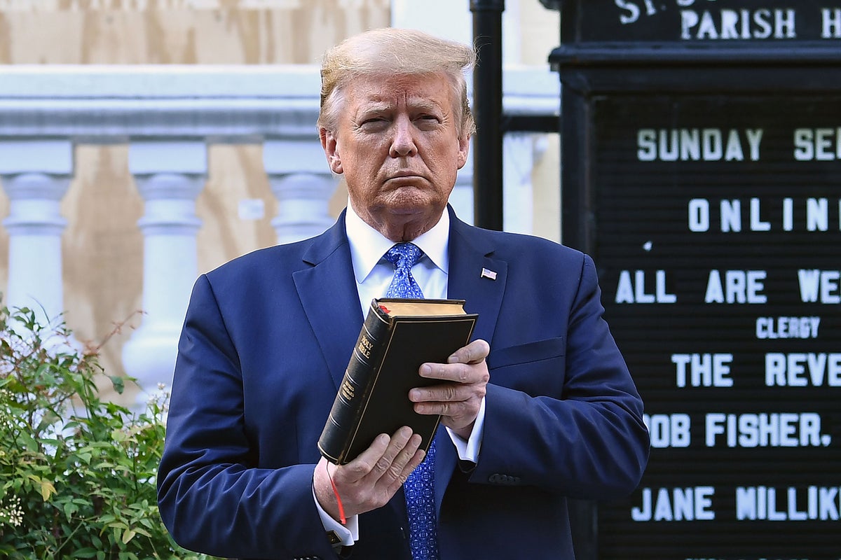Why the Bible passage Trump read aloud is so polarizing