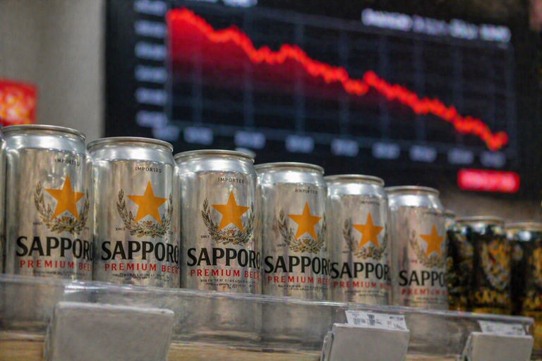 Why is Sapporo stock sliding 6% after selling its US beer unit?