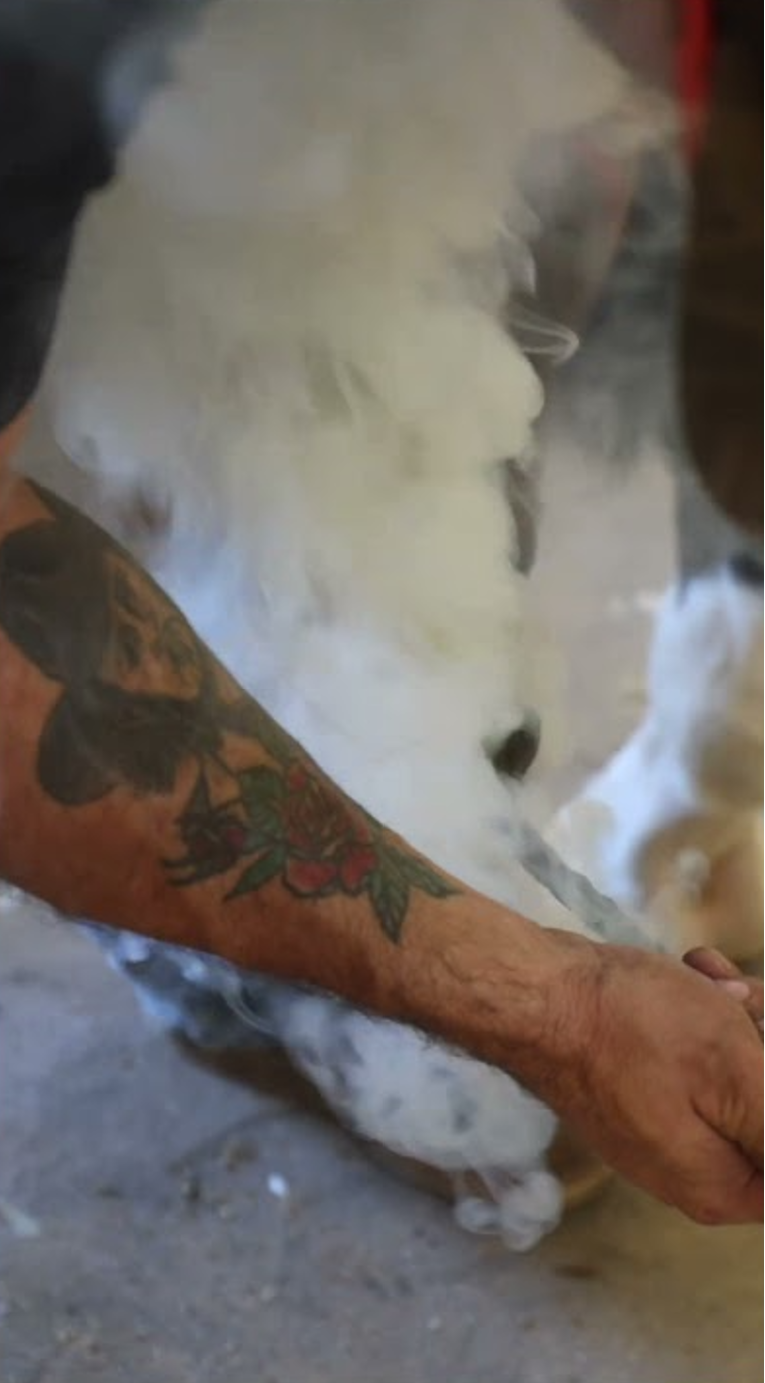 Smoke means perfect shoe fit