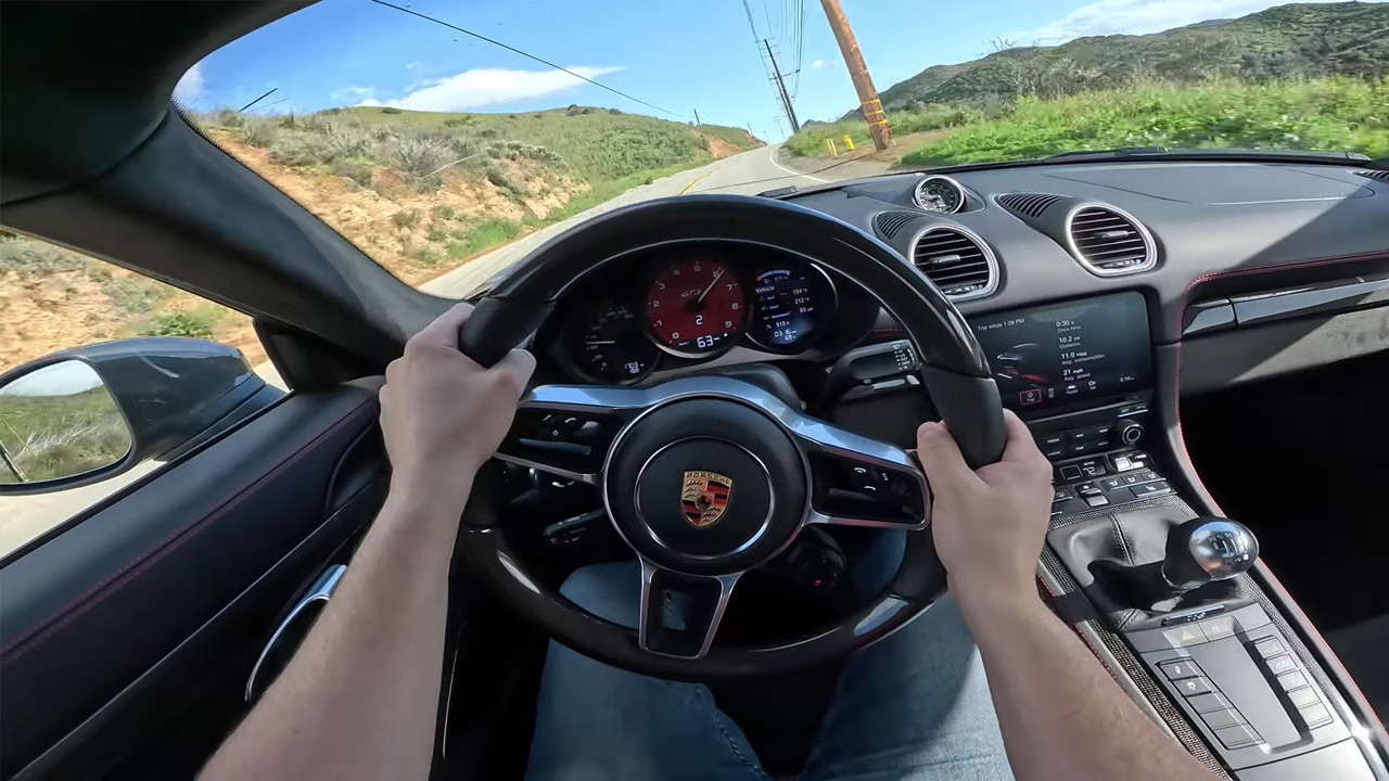 POV what it's like to drive a 2024 Porsche Cayman GTS